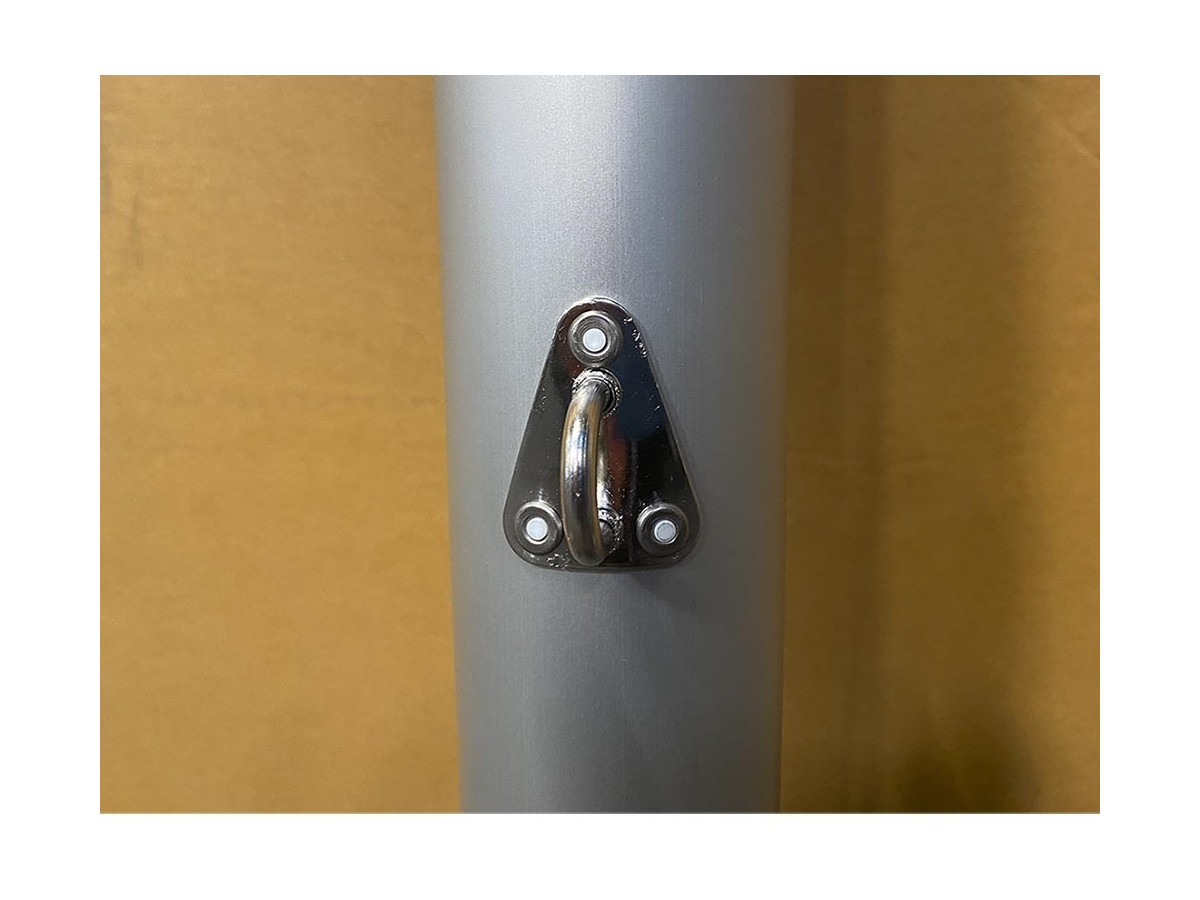 Ferrure inox 3 rivets bas de mat