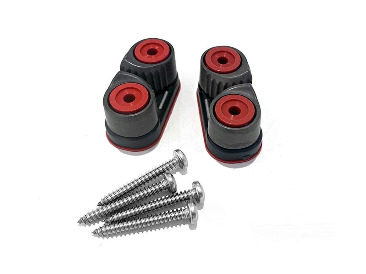 2 Taquets Harken Micro Carbo-Cam® Cleat avec vis