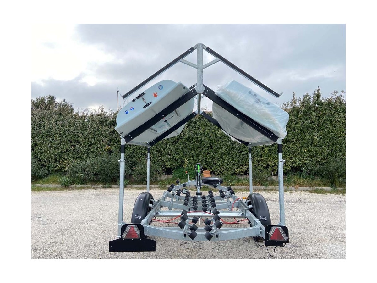 remorque deriveur VERSIONS O151S- 60 PTAC1500 CU 1170 LG 6 m